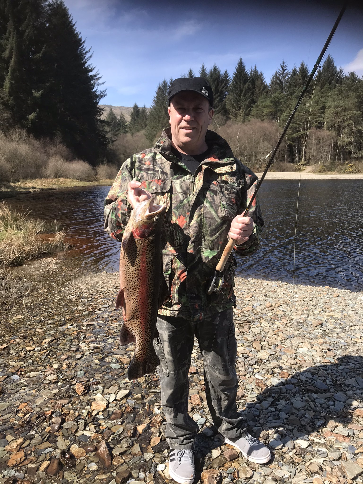 Another nice rainbow at the Reservoir | Dunoon and District Angling Club