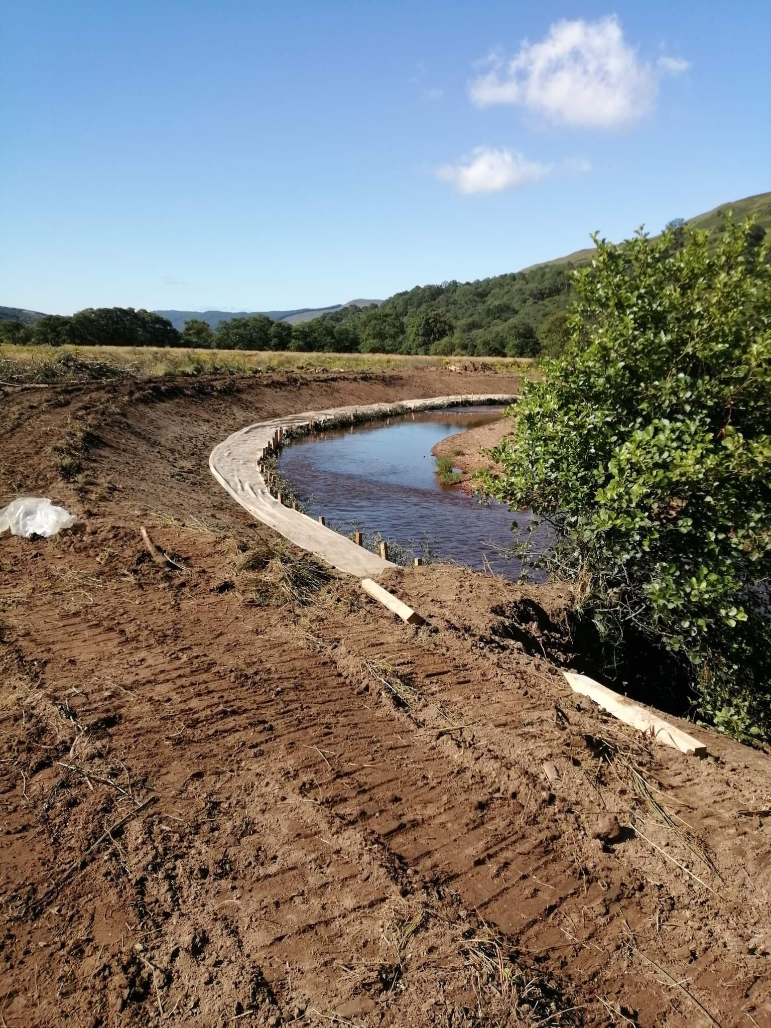 Ongoing River Ruel Works | Dunoon and District Angling Club