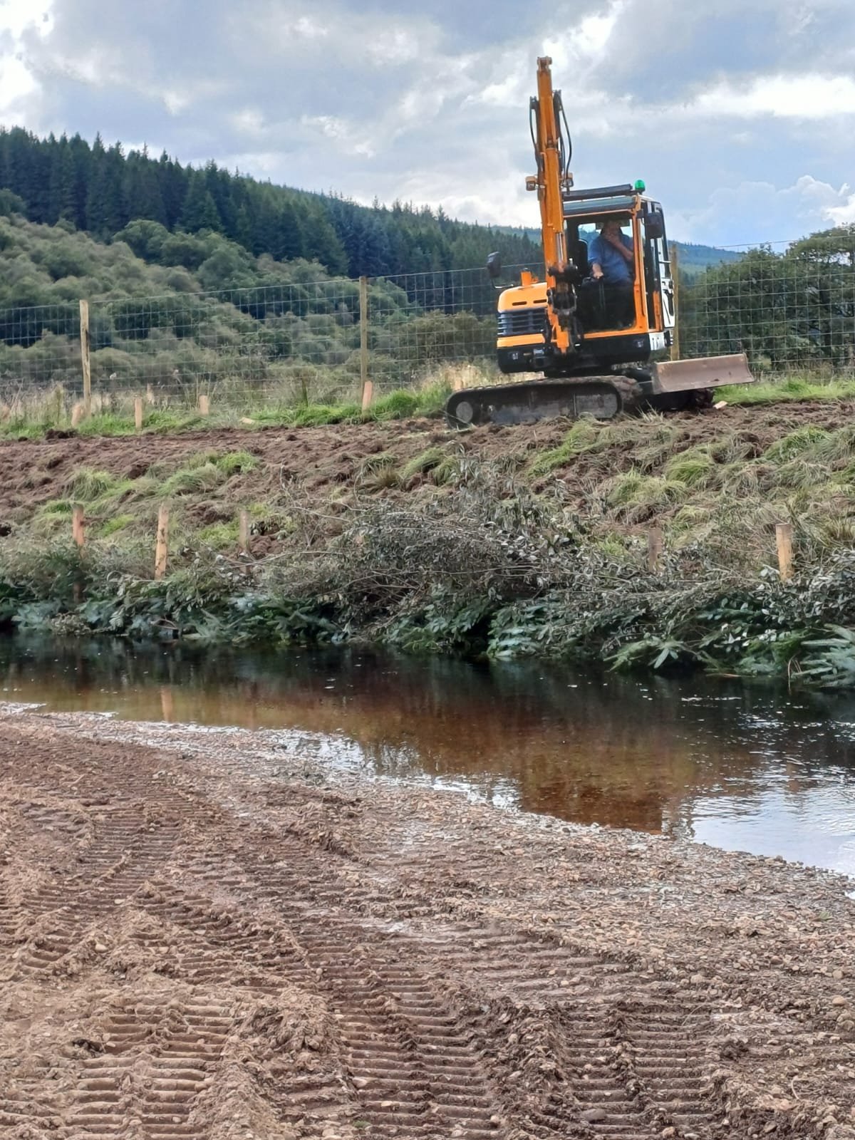 Ongoing works at Ruel | Dunoon and District Angling Club