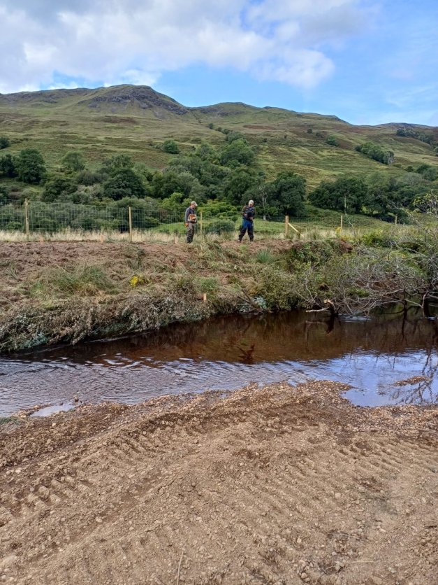 Ongoing works at Ruel | Dunoon and District Angling Club